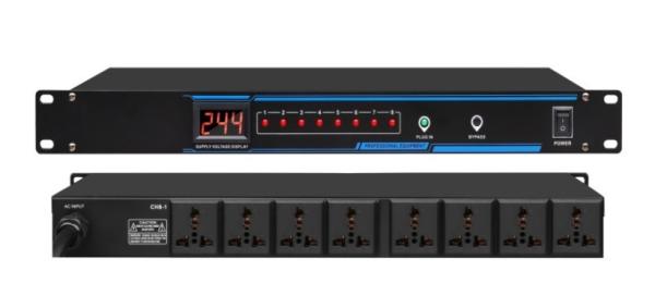 Quality POWER SEQUENCE CONTROLLER FOR 3000W 8 CHANNEL NUMBER WITH SCREEN for sale