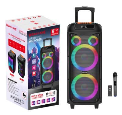China 8 quot Woofer Portable Party Speaker with LED Lighting and Bluetooth Connectivity from Temeisheng for sale
