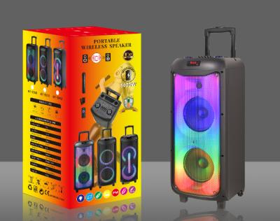 China Wireless Bluetooth Portable Party Speaker with LED Lighting and Built-in Microphone for Sound for sale