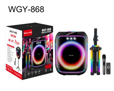 中国 LEDライトとBluetooth接続を備えた60Wポータブルパーティー用スピーカー。忘れられないパーティーサウンド体験を 販売のため