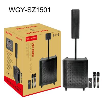 China 15 Inch portable party speaker system /outdoor party speaker /outdoor bluetooth wireless speakers /house party speakers function to make the singer with very good exprience feeling for sale