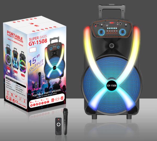 Quality Portable Party Speaker with 15*1 Inch Configuration 1 Year Warranty and Lithium for sale