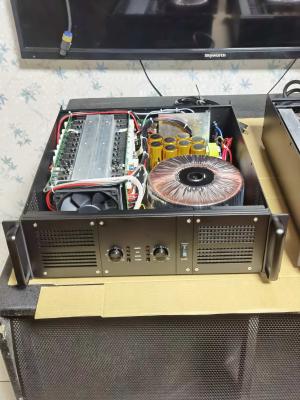 China Dual Cooling Fans H1500 Professional Power Amplifier with 1400 Watts Power Output and 40V/μS Slew Rate for Stage Sound for sale