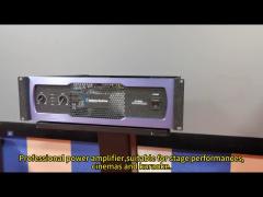 Gestisci in modo efficiente il tuo sistema audio professionale con il nostro amplificatore di potenza di canale 2 di livello professionale