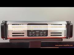 Amplificador de potencia pura de 4 canales de 300W Solución de audio de alto rendimiento para uso profesional y doméstico