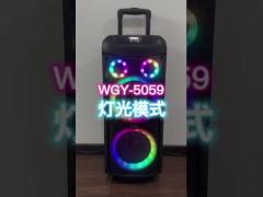 8 quot Woofer Portable Party Speaker with LED Lighting and Bluetooth Connectivity from Temeisheng