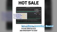 16 Channel Pro Mixer Live Stream DJ Recording