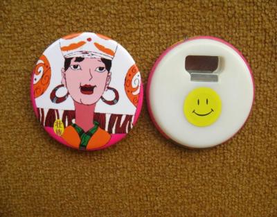 China Promotional gifts plastic round bottle opener(custom)The new 2018 for sale