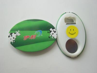 China Practical Design Iron Custom Bottle Opener Magnet for sale