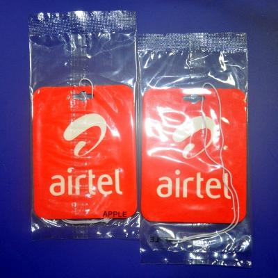 China High quality custom air freshener green leaf paper car air freshener for sale