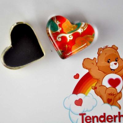 China Sounveir gifts tourist custom Glass Crystal fridge magnet for 3D for sale
