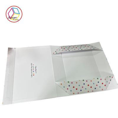 Cina CMYK che stampa le scatole pieghevoli rigide rettangolari per l'imballaggio del regalo in vendita