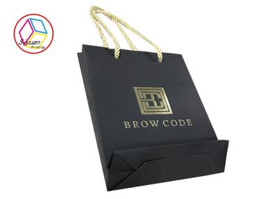 Cina Amichevole eco- della caratteristica riciclabile di carta nera amichevole dei sacchetti della spesa di Eco in vendita