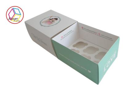 Cina Contenitori sicuri di bigné della carta del grado dell'alimento, contenitori d'imballaggio di bigné in vendita