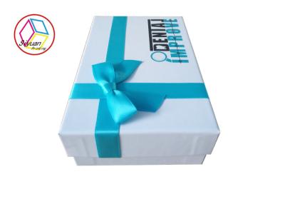 Cina Tessuto di seta della macchia dell'inserzione del cartone di regalo di stampa a colori su ordinazione dei contenitori due in vendita