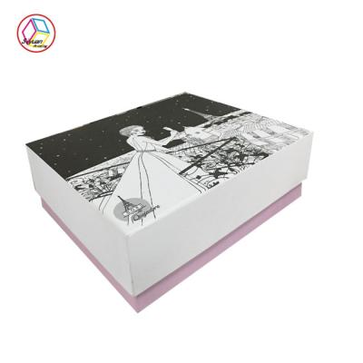 Cina Contenitore di regalo rosa della carta fantasia, caratteristica UV aperta del rivestimento dei contenitori di regalo dello scorrevole in vendita
