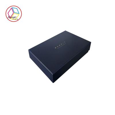 Cina Contenitori di regalo dei gioielli del contenitore di regalo della carta dei gioielli di colore della marina/cartone del nero in vendita