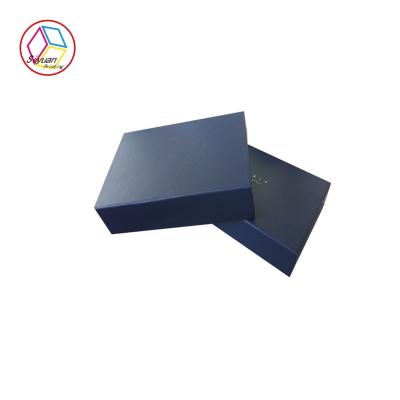 Cina Contenitori di regalo dei gioielli del contenitore di regalo della carta dei gioielli di colore della marina/cartone del nero in vendita