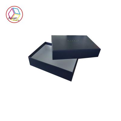 Cina Contenitori di regalo dei gioielli del contenitore di regalo della carta dei gioielli di colore della marina/cartone del nero in vendita