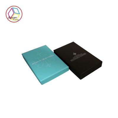Cina Contenitore di regalo blu della carta dei gioielli del lago, amichevole eco- del contenitore di regalo della collana in vendita