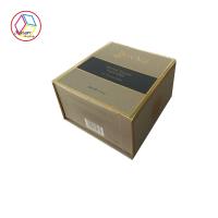 China Custom Cube Shape Cosmetic Storage Box with Logo Printing 80-120gsm Paper for sale