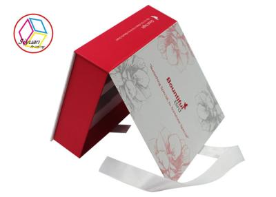 Cina Certificazione cosmetica rossa della scatola ISO9001 di trucco del contenitore/cartone di regalo in vendita