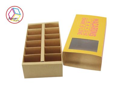 Cina Contenitori di regalo vuoti pieghevoli del cioccolato, servizio dell'OEM del contenitore di cioccolato del cartone in vendita