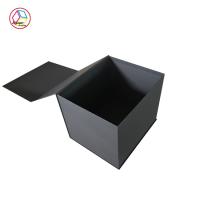 China Custom Perfume Packaging Boxes Black Color with Logo Printing 500pcs MOQ for sale