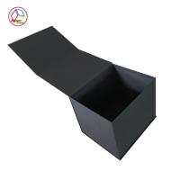 China Custom Perfume Packaging Boxes Black Color with Logo Printing 500pcs MOQ for sale