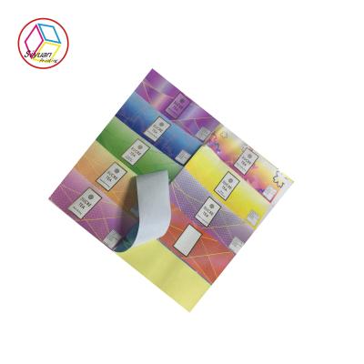 Cina Carta da imballaggio variopinta del regalo/etichetta autoadesiva dell'autoadesivo della carta della stampante in vendita