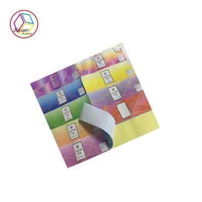 Cina Carta da imballaggio variopinta del regalo/etichetta autoadesiva dell'autoadesivo della carta della stampante in vendita
