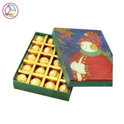 Cina Servizio adorabile d'imballaggio dell'OEM della caratteristica della carta patinata dei contenitori di cioccolato operato in vendita