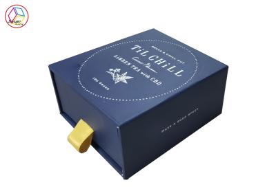 China Contenitore di regalo fatto a mano riciclabile della carta del mestiere con la decorazione del nastro for sale