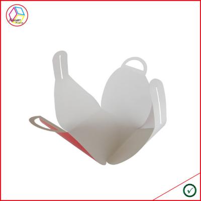 Cina Forma su ordinazione FSC dei contenitori di carta pieghevoli di bigné del bordo di avorio del commestibile in vendita