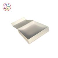China White Cardboard Flip Gift Box with Matte Lamination Custom Size for sale