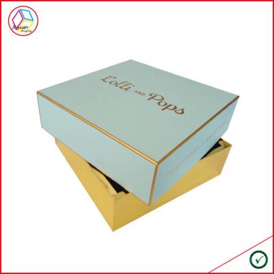 Cina tagliare di Matte Lamination Chocolate Packaging Box della stagnola di oro di 4mm in vendita
