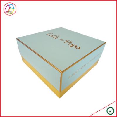 Cina tagliare di Matte Lamination Chocolate Packaging Box della stagnola di oro di 4mm in vendita