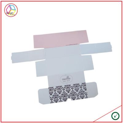 Cina Il bigné pieghevole di carta da stampa di CMYK inscatola la vernice lucida in vendita