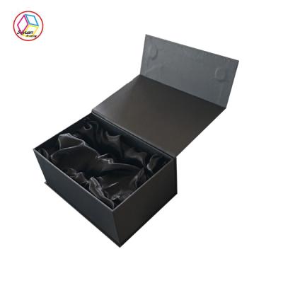China Flip Gold Foil Hair Extensions Packaging Box Matte Lamination With Insert for sale