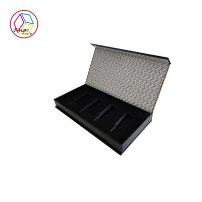Cina Scatola di trucco del cartone stampata il nero di rettangolo con EVA Insert in vendita