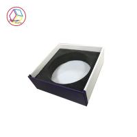 China White Rectangular Cardboard Gift Box with EVA Insert 10x10x5 cm Custom Logo for sale