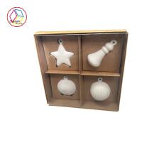 China Custom Cubic Kraft Card Box 15x15x5cm with Paper Insert for Ceramic Gift Packaging for sale