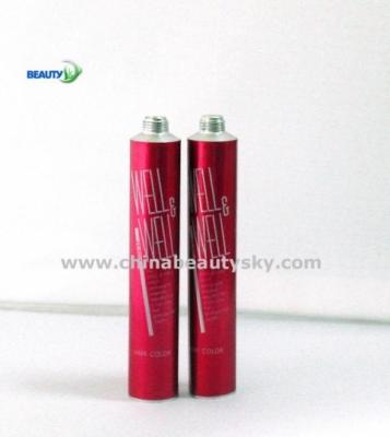 China Collapsible aluminum tubes  Dimension 25*160mm 50ml 3C printing for sale