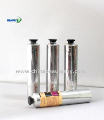 China Empty Collapsible aluminum tubes for hand cream Dimension 38*200mm 5.2oz 150ml volume for sale