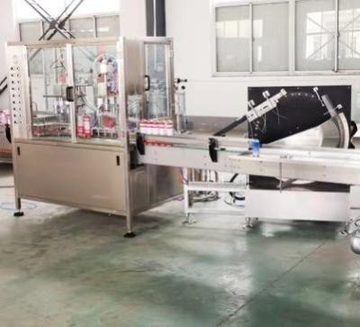 China QGQ750 Automatic Aerosol Filling Machine High Efficiency 2400 - 3000 Cans / H for sale