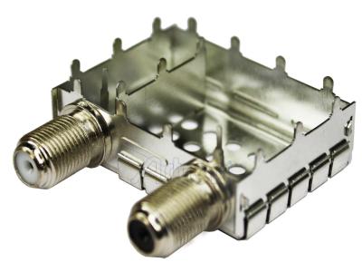 China TV socket with shield, PAL connector for sale
