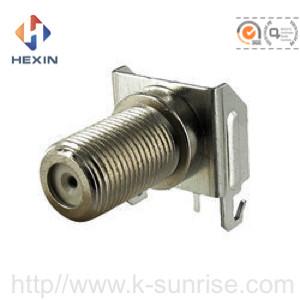 China F type connector with shield cover for sale