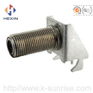 China long f connector with brackets for pcb board for sale