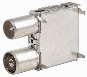 China IEC male and female connector with shield case for sale
