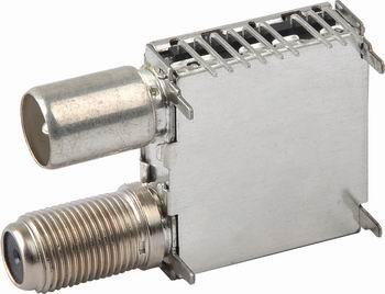 China rf metal shield case with connector for sale